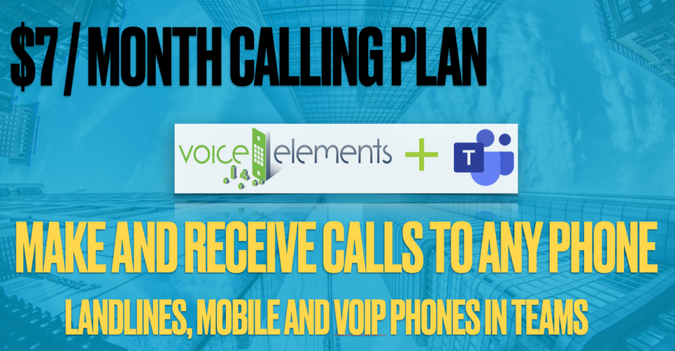 Teams Calling Plan Pricing | Voice Elements