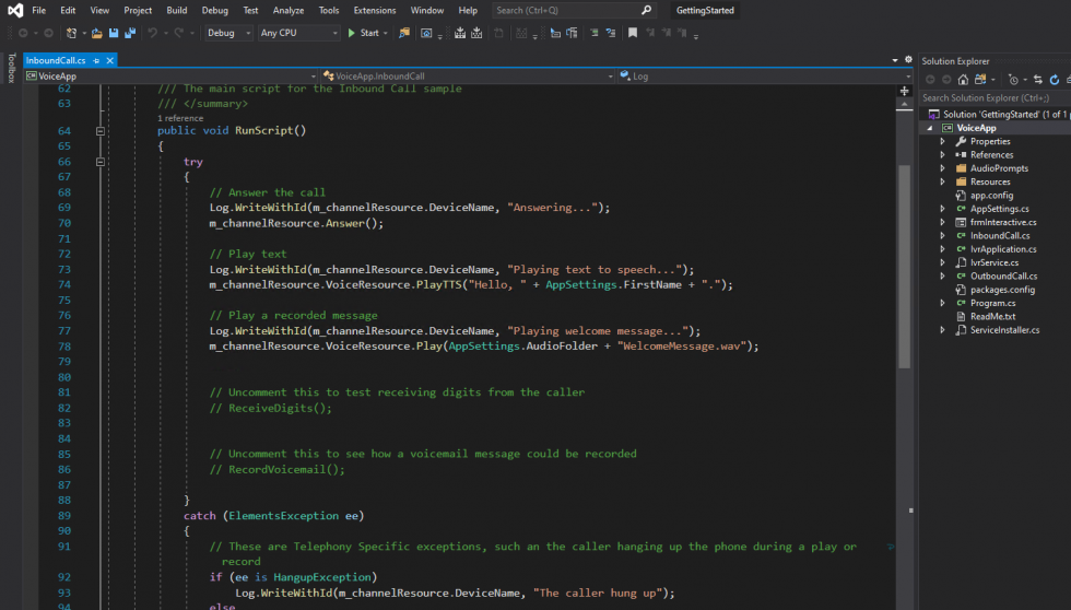 How to Use the Voice API Platform | Voice Elements